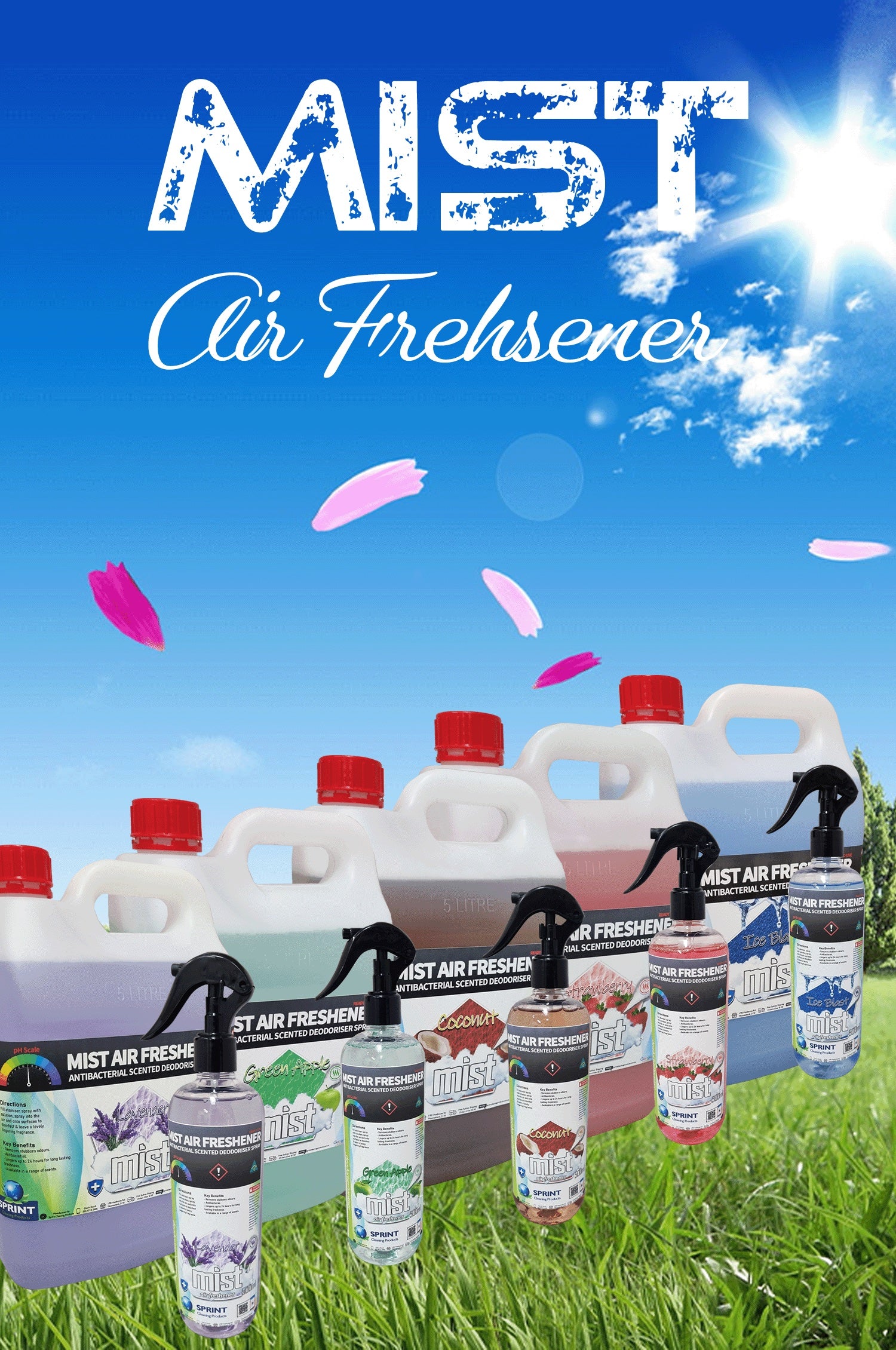 Buy Mist - Deodoriser Sprays Online | Sprint Cleaning Products