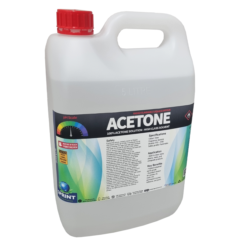 Buy Acetone Industrial Grade Online | Sprint Cleaning Products