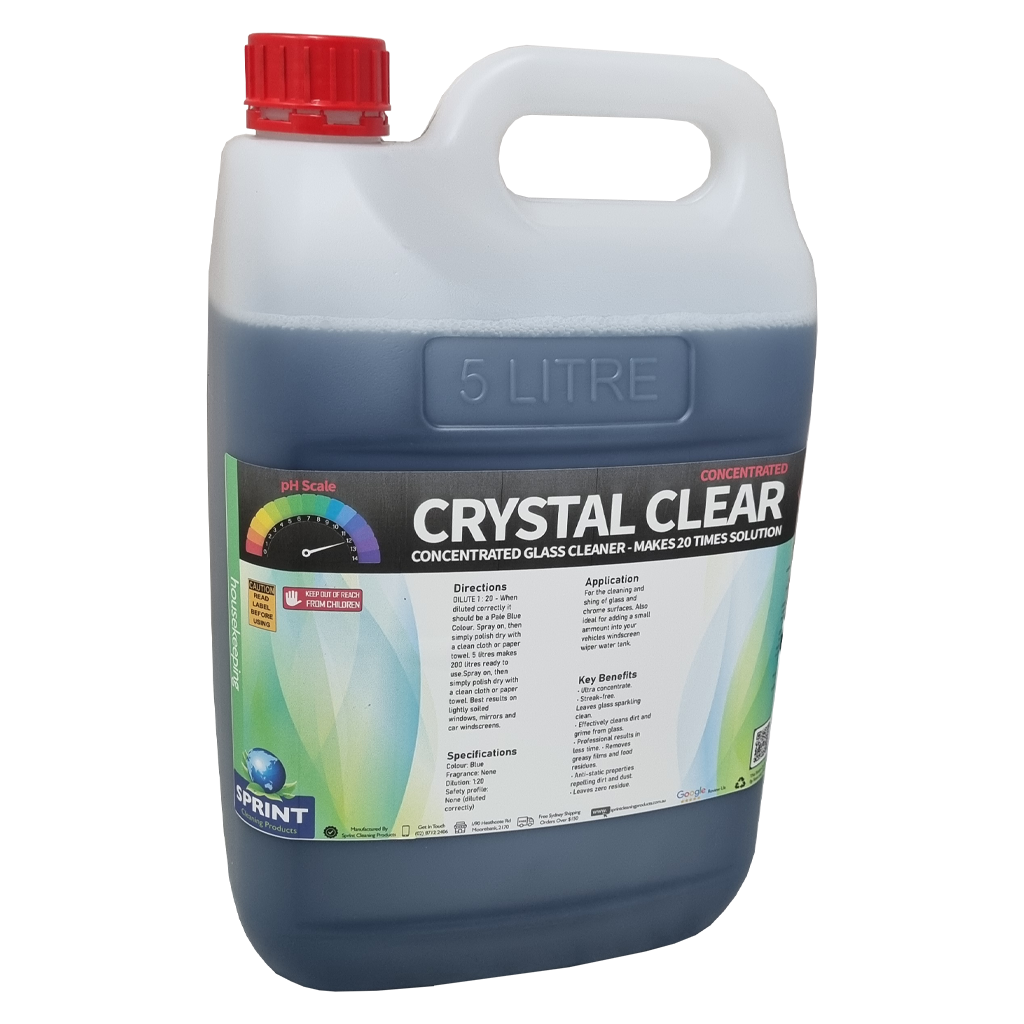 Buy Crystal Clear - Glass Cleaner (Ultra Concentrated) Online | Sprint ...