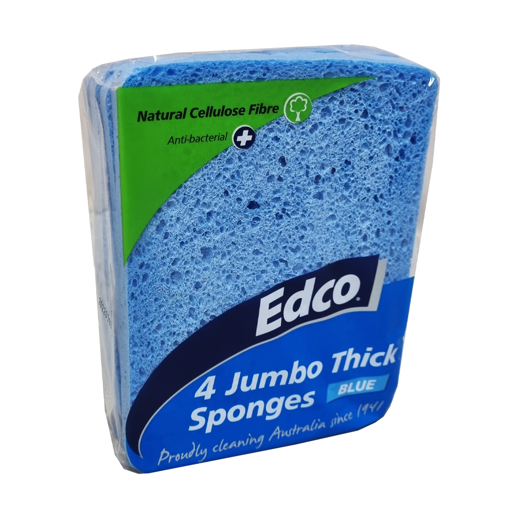 Buy Jumbo Thick Sponges 4 Pack Online | Sprint Cleaning Products