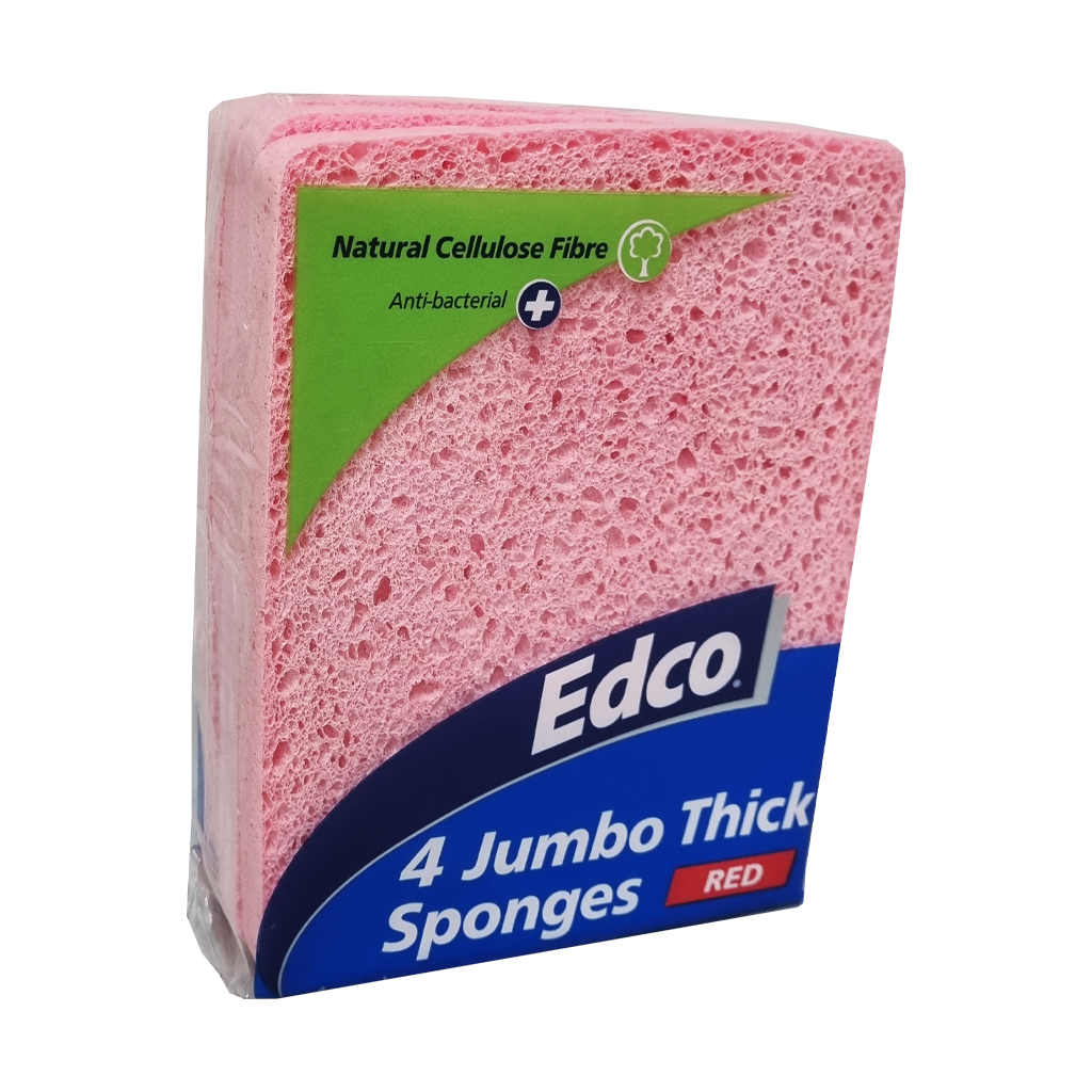 Buy Jumbo Thick Sponges 4 Pack Online | Sprint Cleaning Products