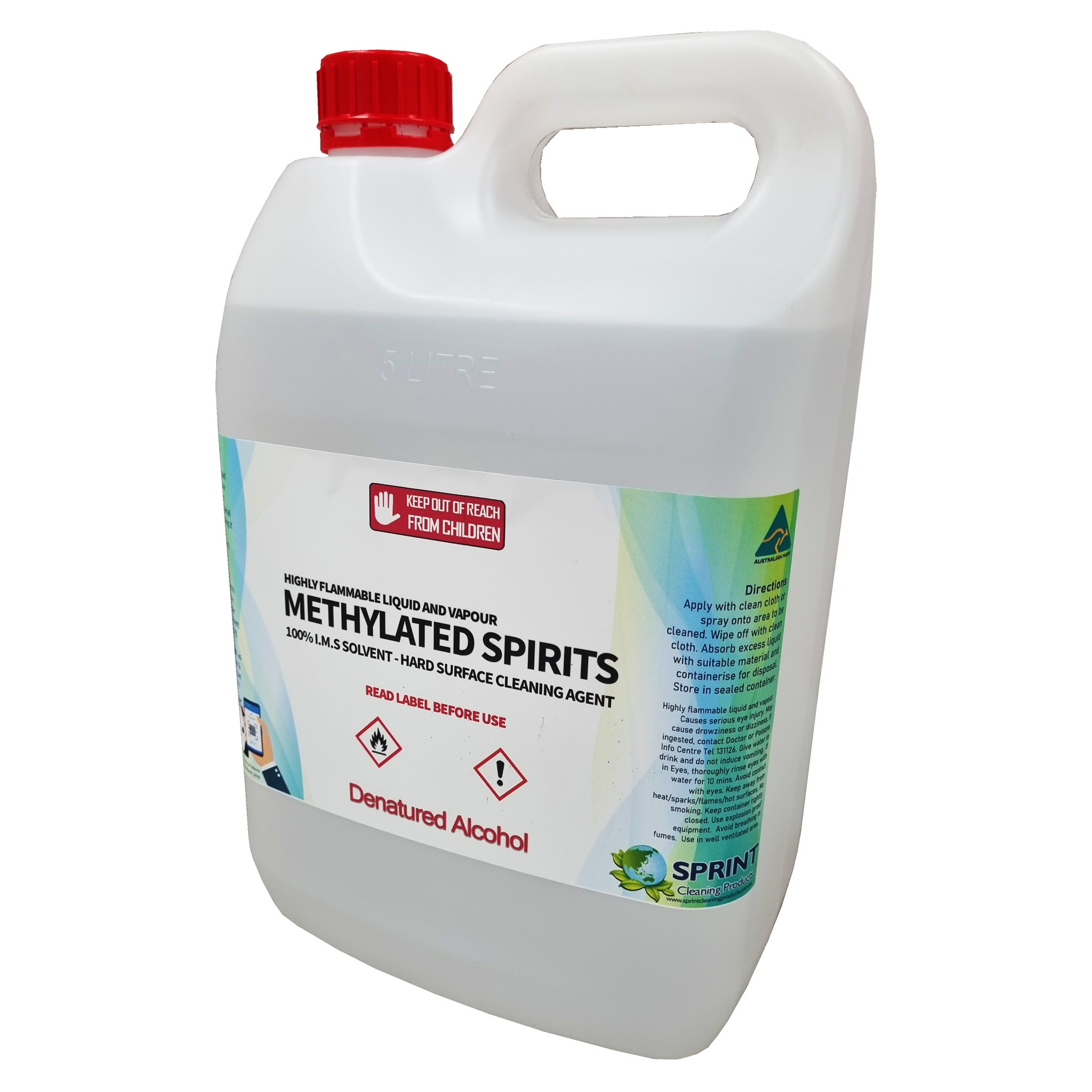Buy Methylated Spirits Denatured Alcohol Online | Sprint Cleaning Products